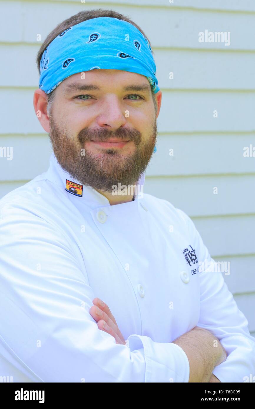 Canada, New Brunswick, Charlotte County, St. Andrews, Chef Alex Haun of ...