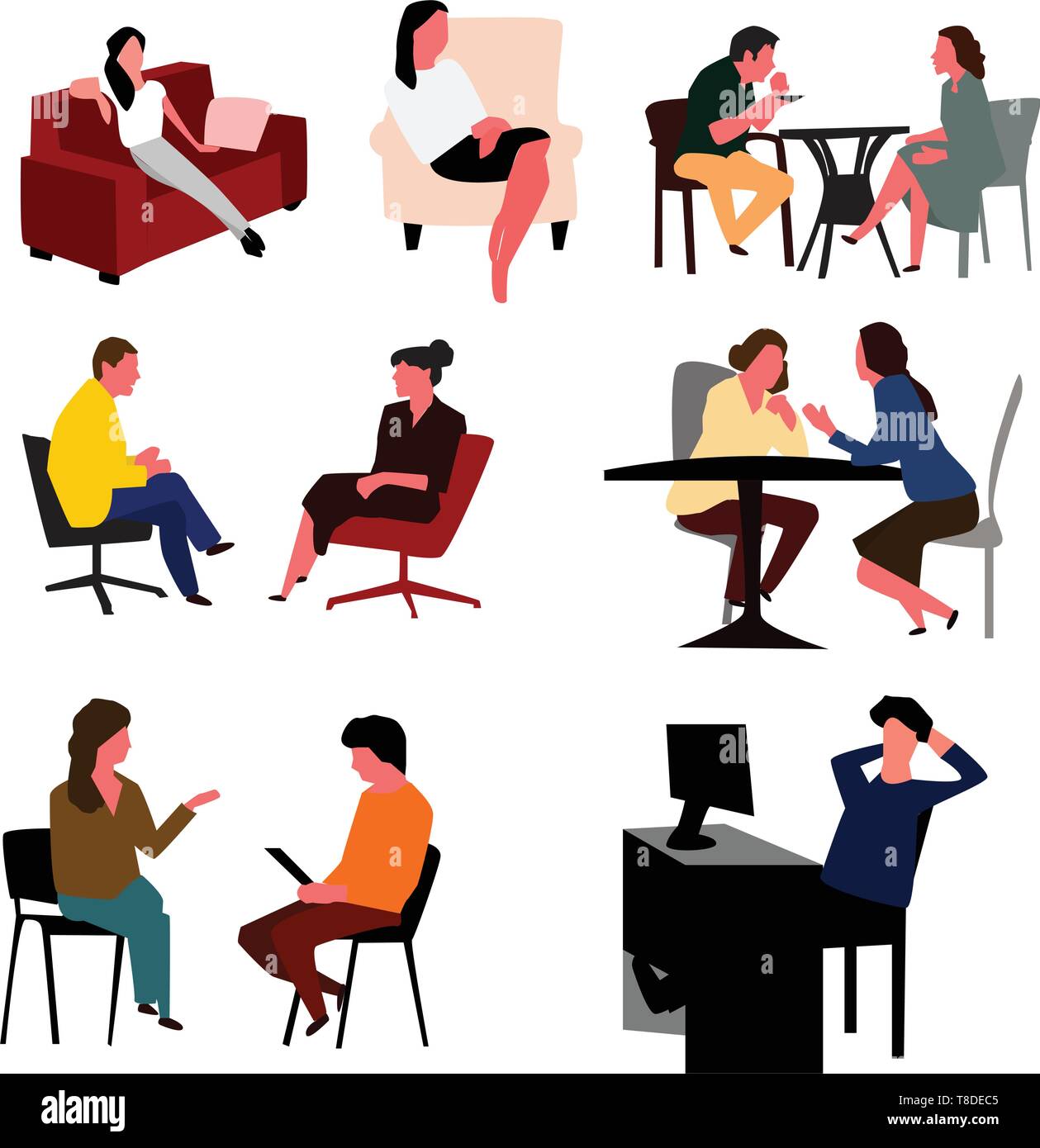 Cartoon People Collection High Resolution Stock Photography and Images ...