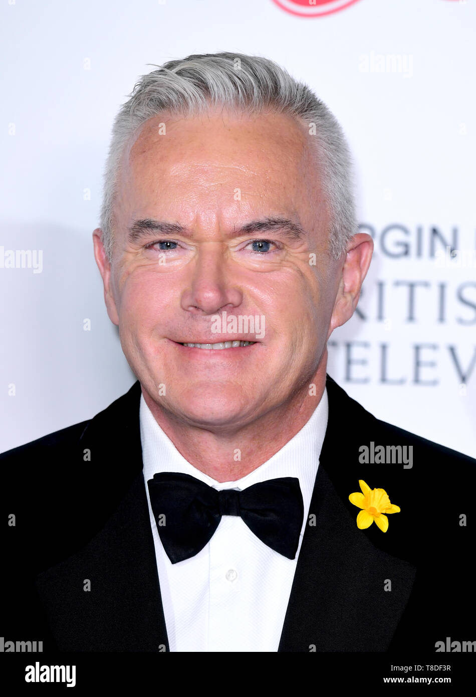 Huw Edwards in the press room after collecting the award for Best Live ...