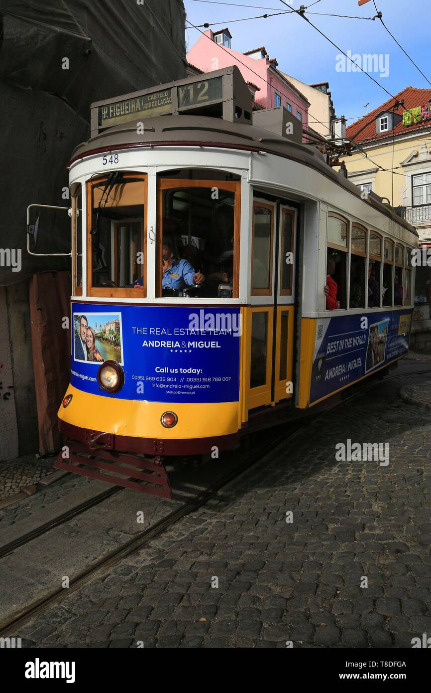 Tram 12 Lisbon Portugal Europe High Resolution Stock Photography and ...