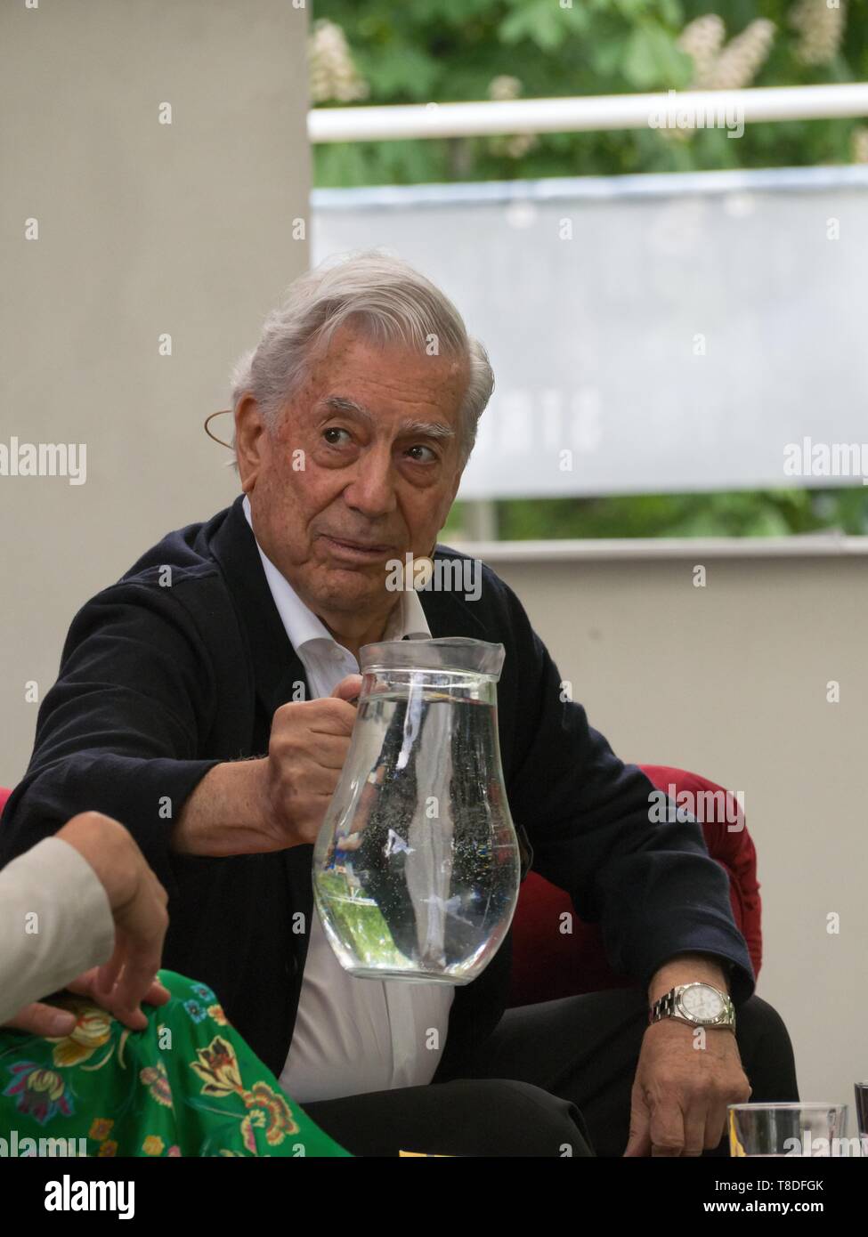 Peruvian literary Nobel Prize laureate Mario Vargas Llosa attends the ...