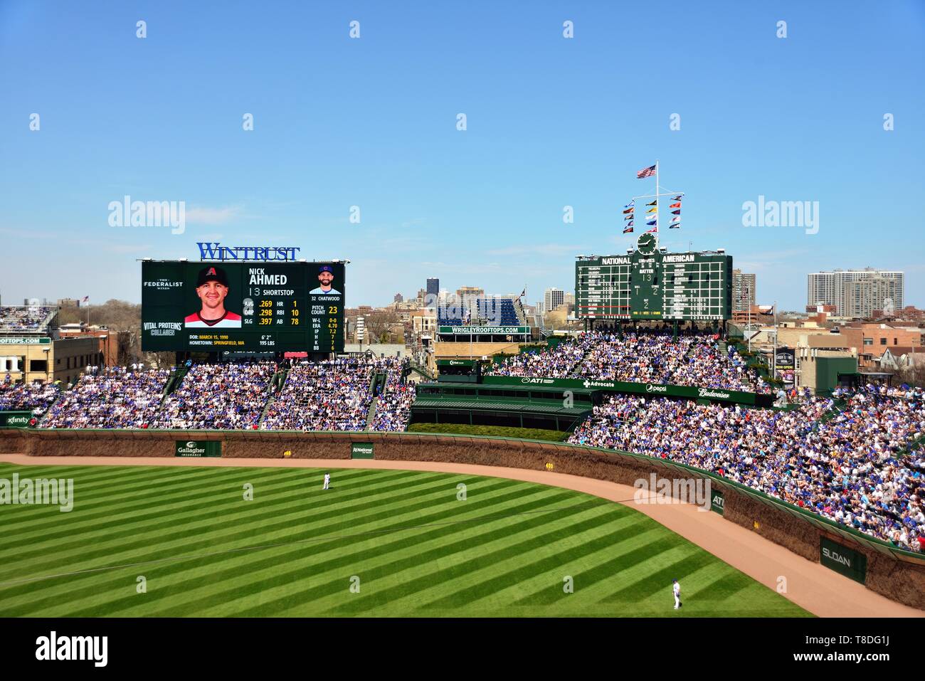 American ballparks hi-res stock photography and images - Alamy