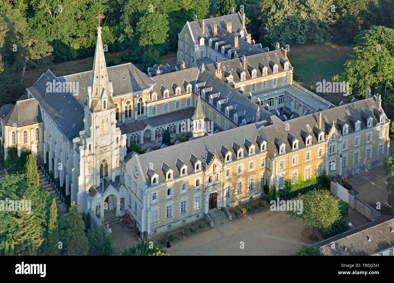 St cecilias abbey of solesmes hi-res stock photography and images - Alamy