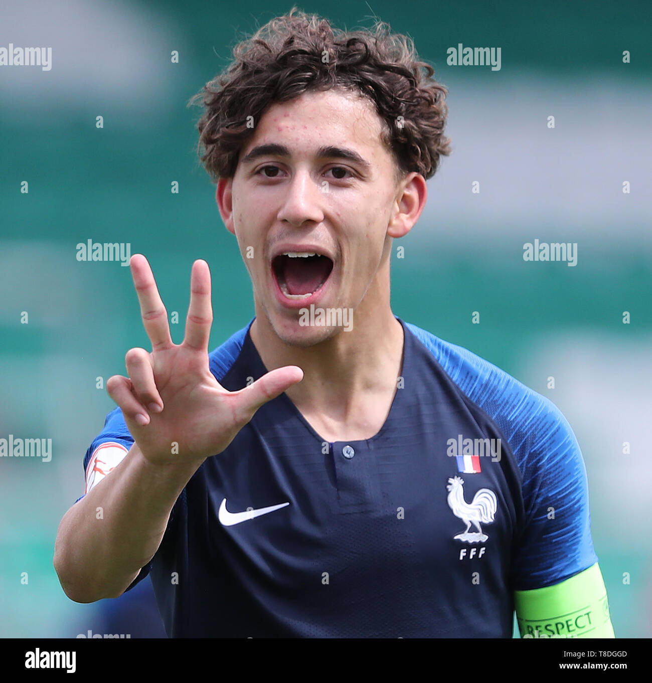 Adil aouchiche france celebrates hi-res stock photography and images ...