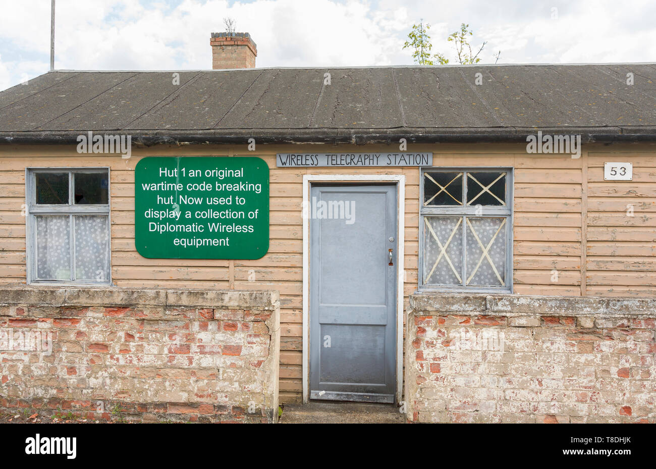 Hut 1 at Bletchley Park, once the top-secret home of the World War Two ...