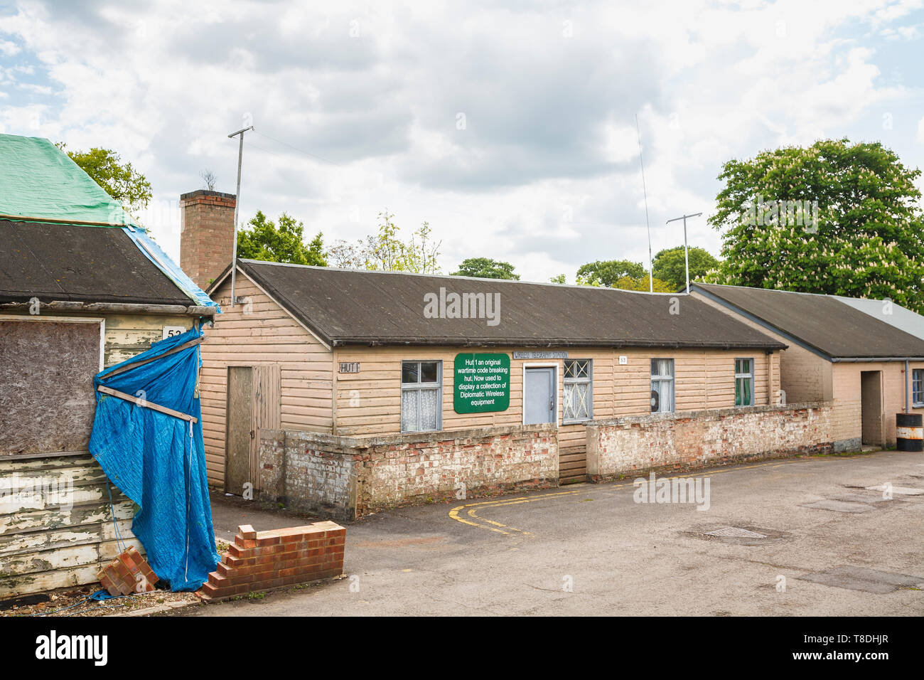 Hut 1 at Bletchley Park, once the top-secret home of the World War Two ...