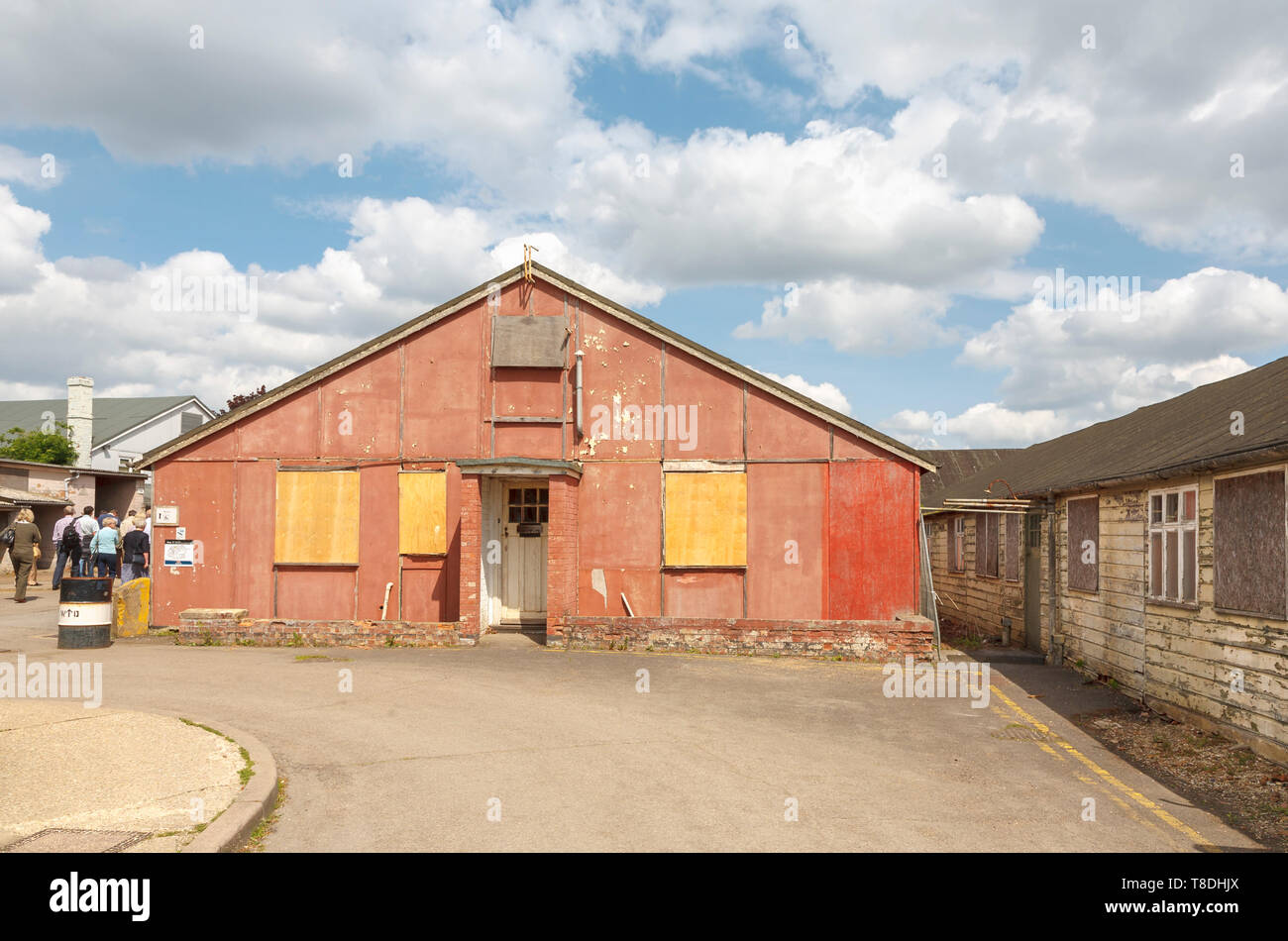 Entrance to Hut 3 at Bletchley Park, once the top-secret home of the ...