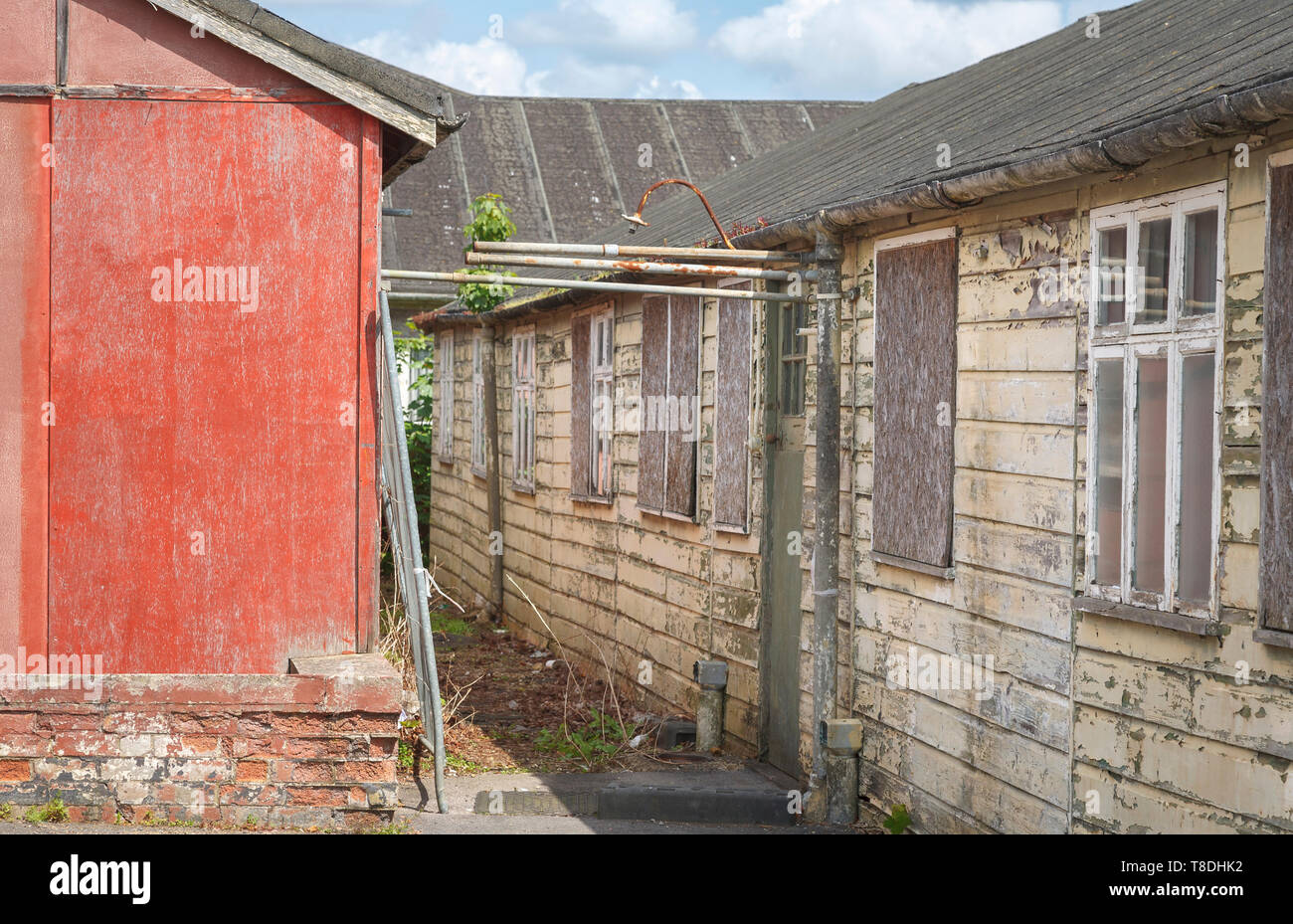 Sides of Hut 3 and Hut 6 at Bletchley Park, once the top-secret home of ...