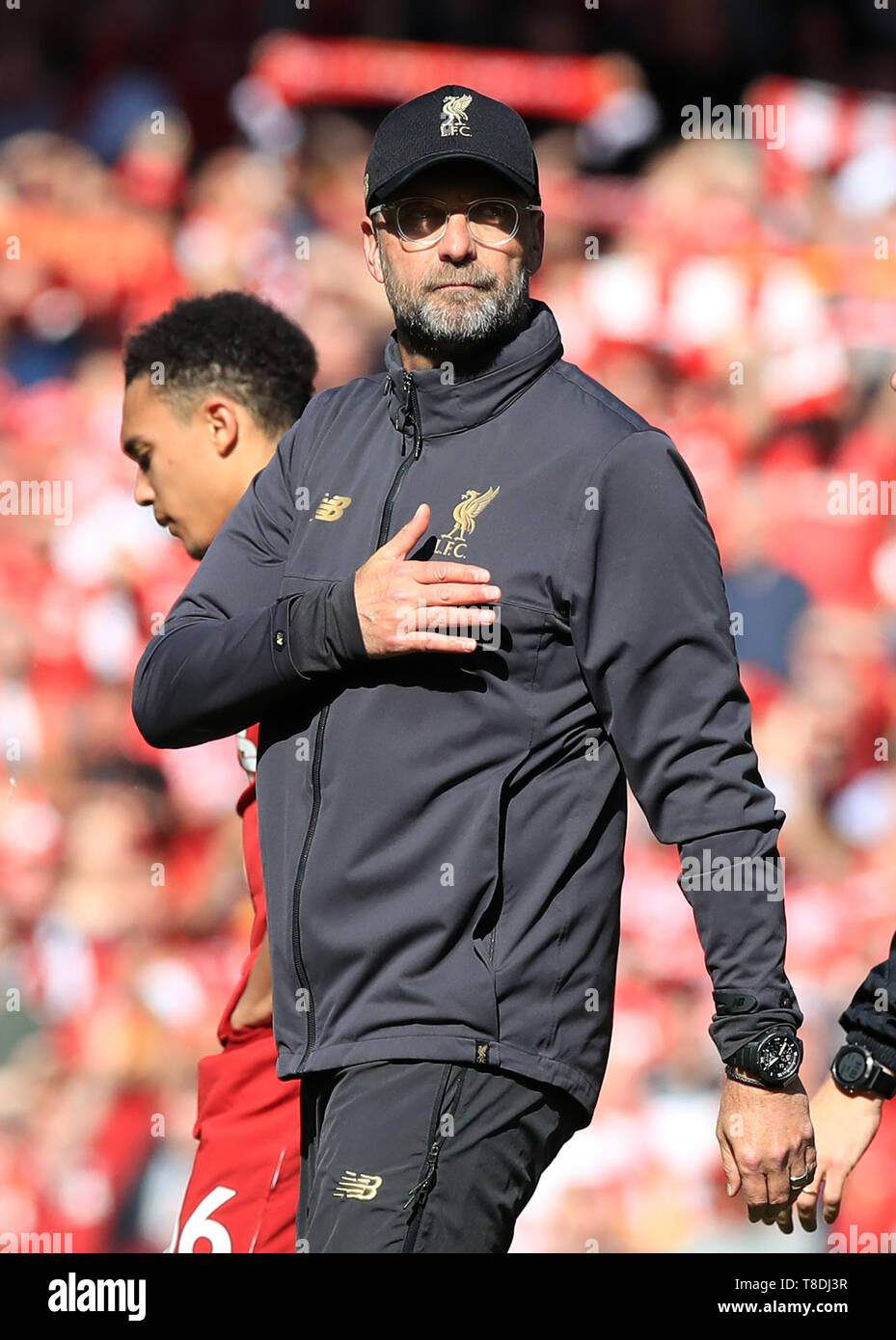 Liverpool manager Jurgen Klopp after the Premier League match at ...