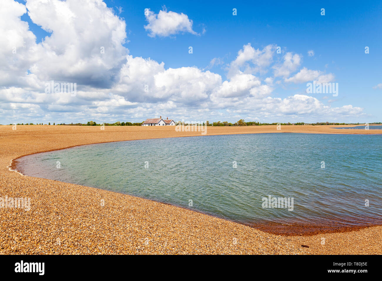 shingle street on the suffolk coast uk Stock Photo - Alamy