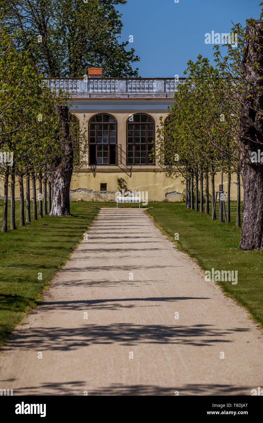 Gardens and Parks of the Baroque Milotice Castle, South Moravia Stock ...