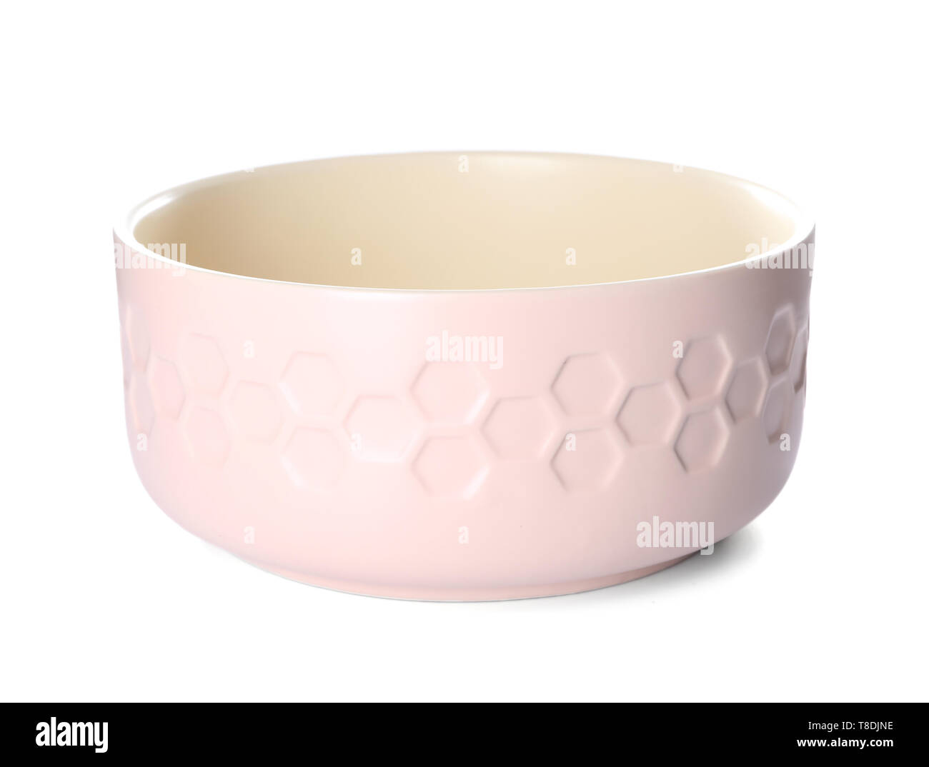 Clean bowl on white background Stock Photo - Alamy