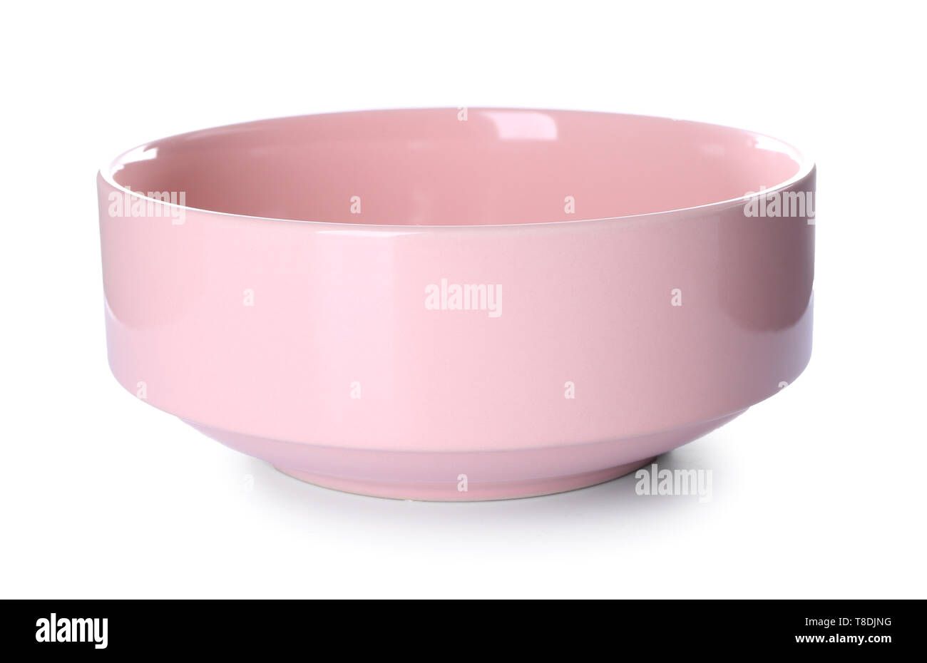 Clean bowl on white background Stock Photo - Alamy