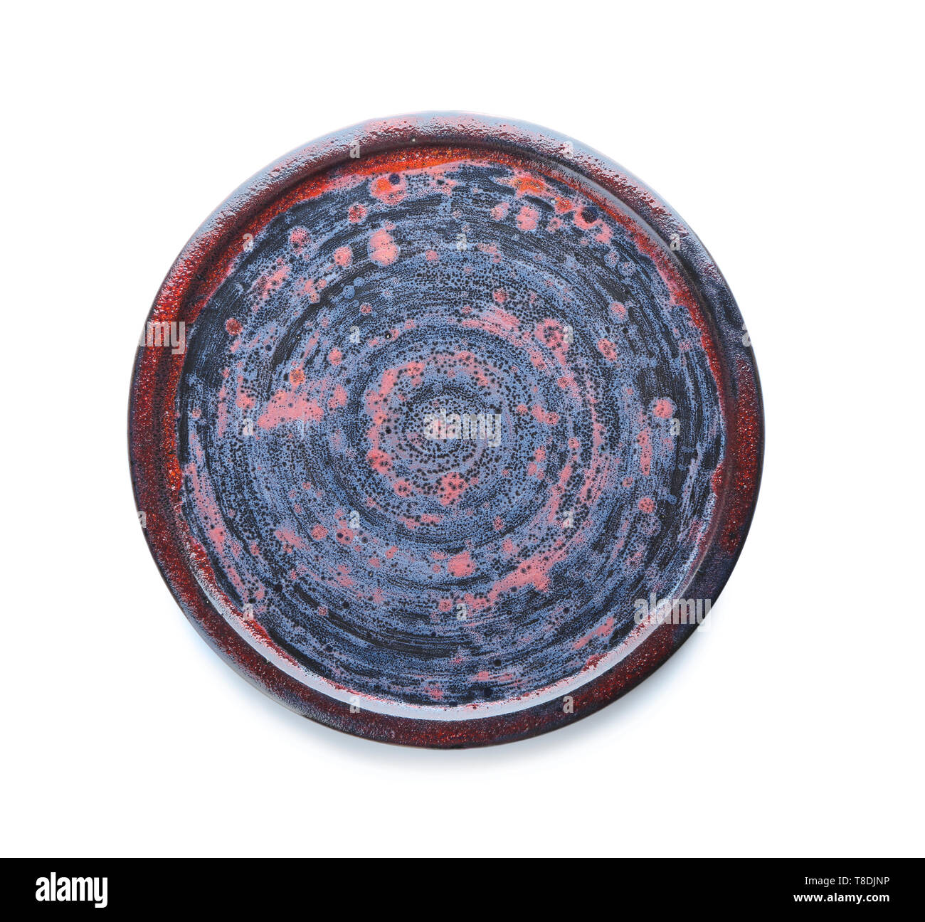 Clean plate on white background Stock Photo - Alamy