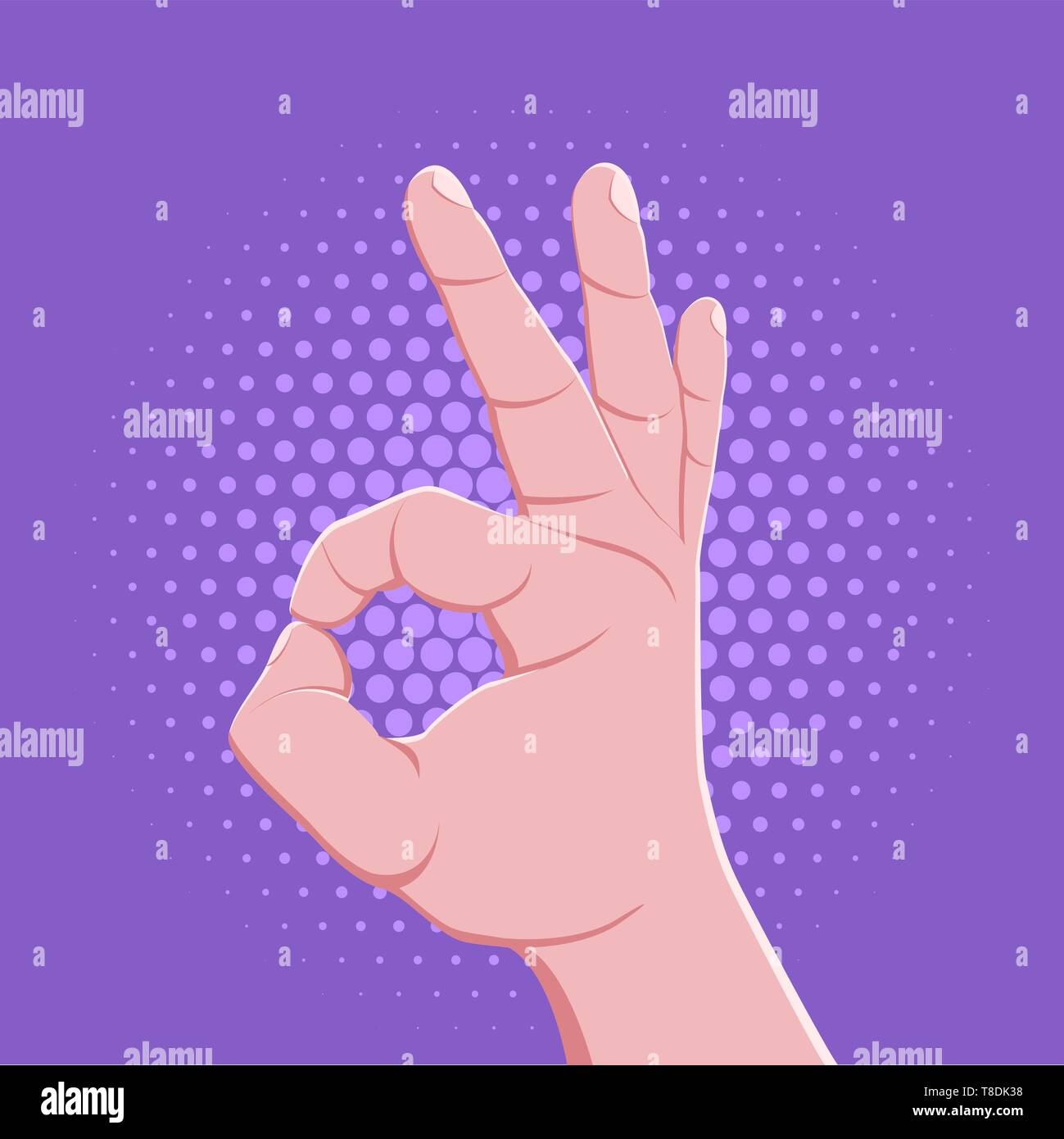 Yes sign on vintage Stock Vector Images - Alamy