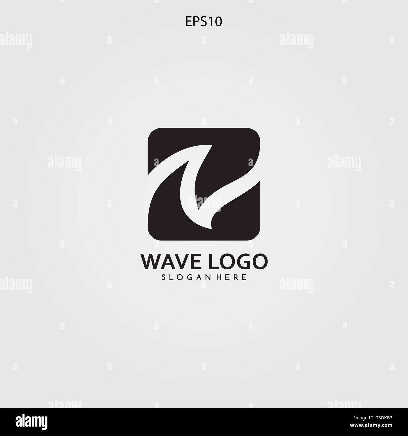 design logo waves Stock Photo - Alamy