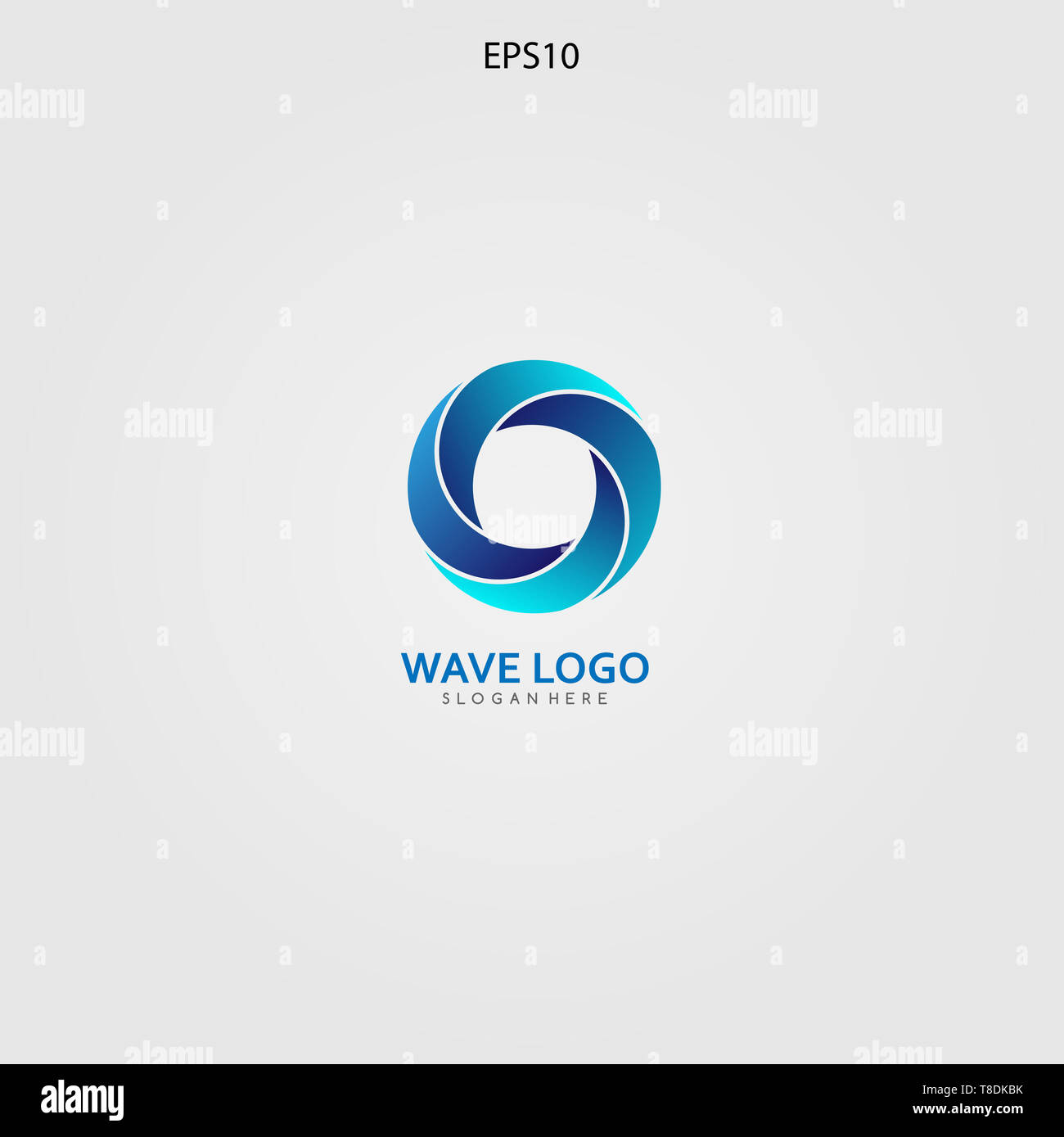 design logo waves Stock Photo - Alamy