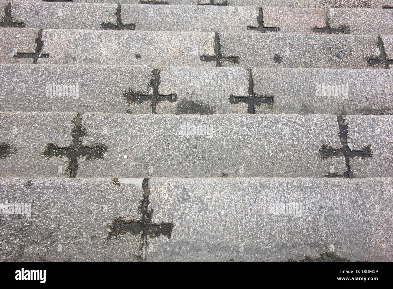 Steps to Nicholas Hawksmoor's St George's Church Bloomsbury, Bloomsbury ...