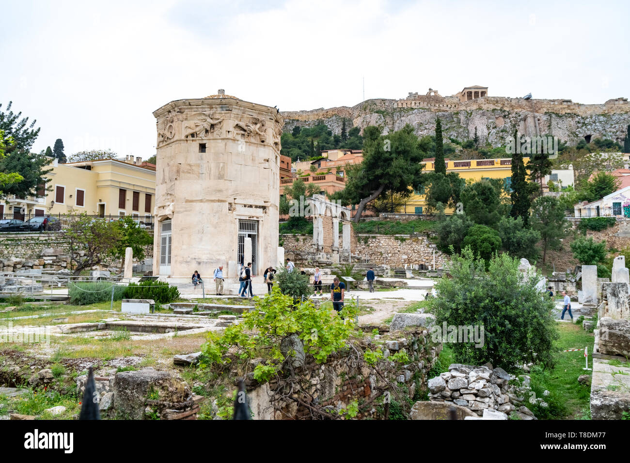 Athens, Greece - 25.04.2019: View of The Horologion of Andronikos Of ...