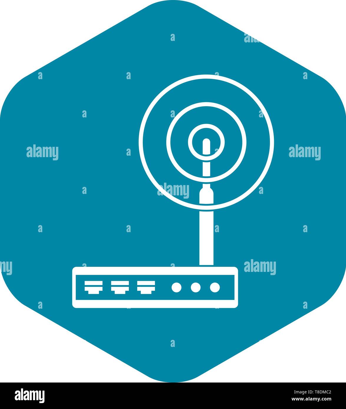 Wifi router icon, simple style Stock Vector Image & Art - Alamy