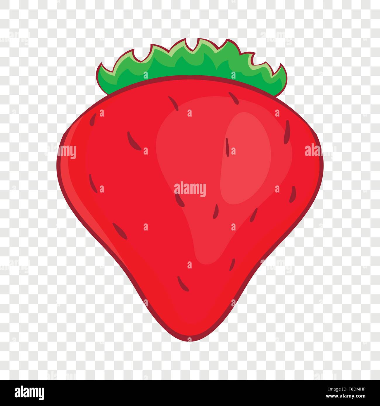 Strawberry icon, cartoon style Stock Vector Image & Art - Alamy