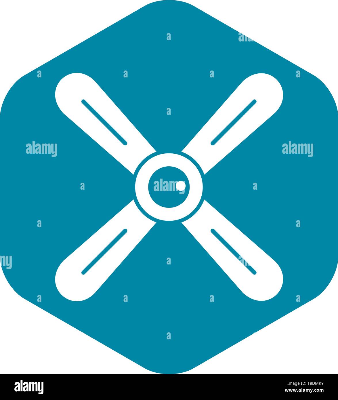 Propeller icon, simple style Stock Vector Image & Art - Alamy
