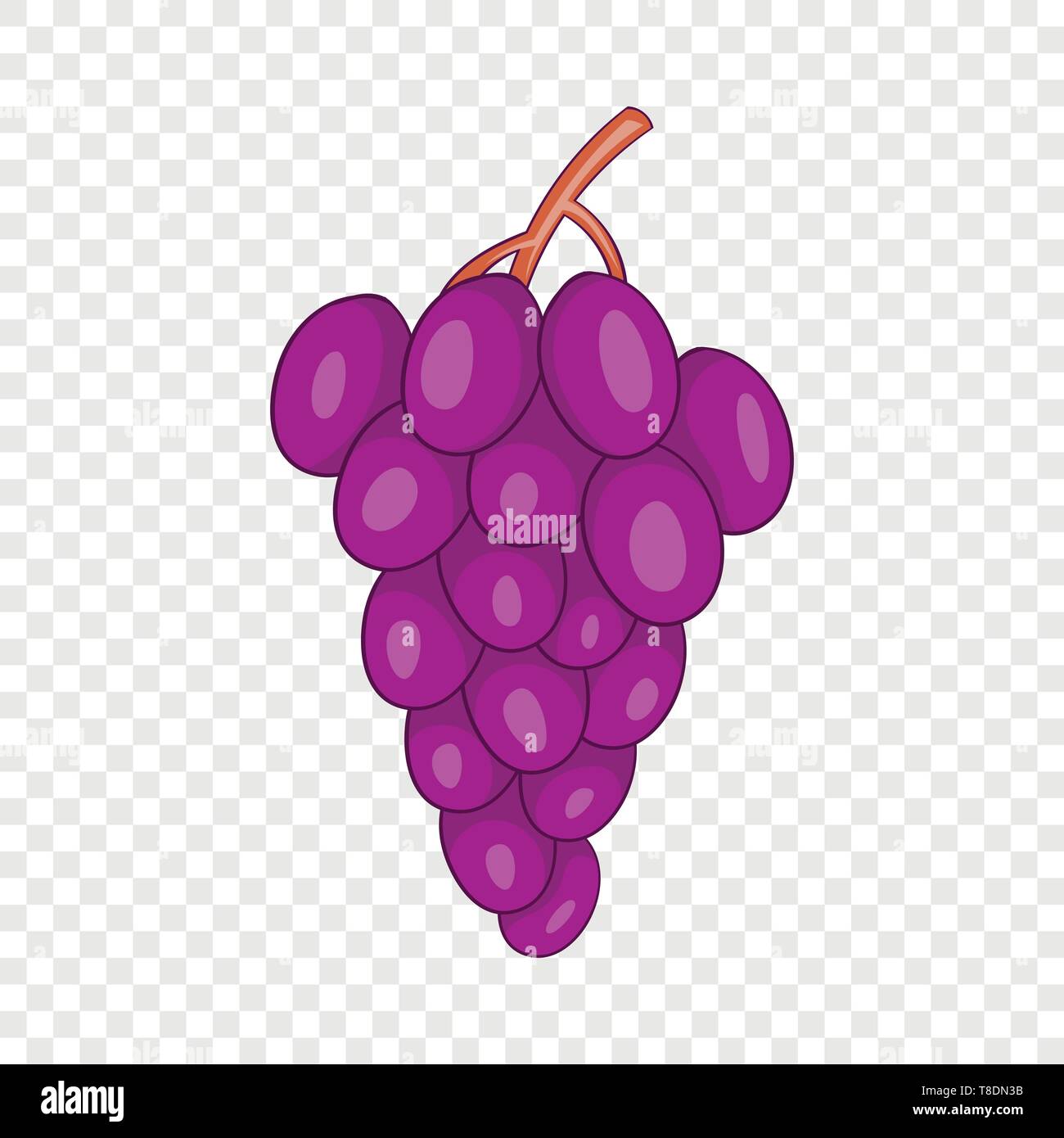 Grape icon, cartoon style Stock Vector Image & Art - Alamy
