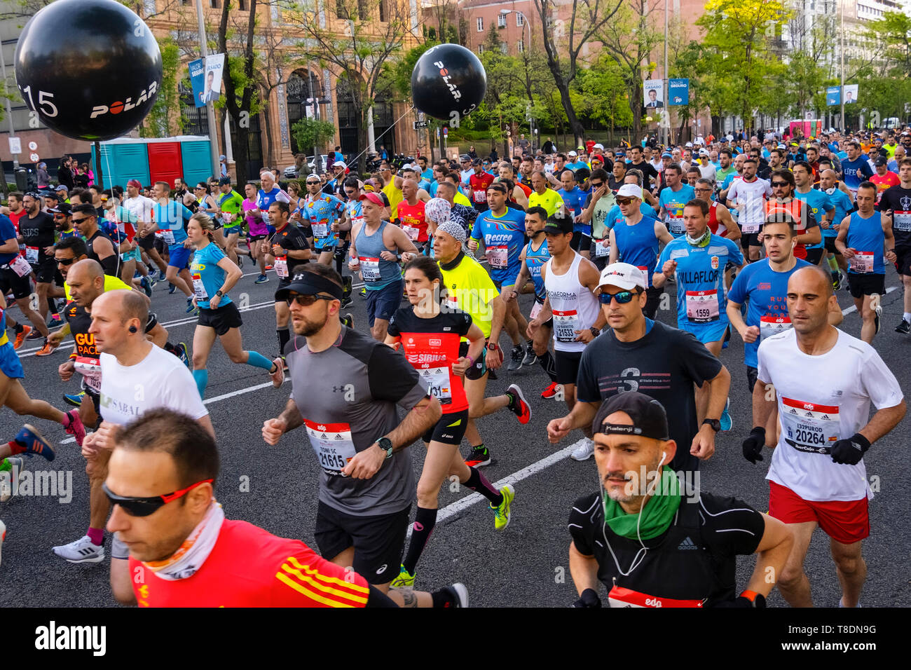 Madrid marathon hi-res stock photography and images - Alamy