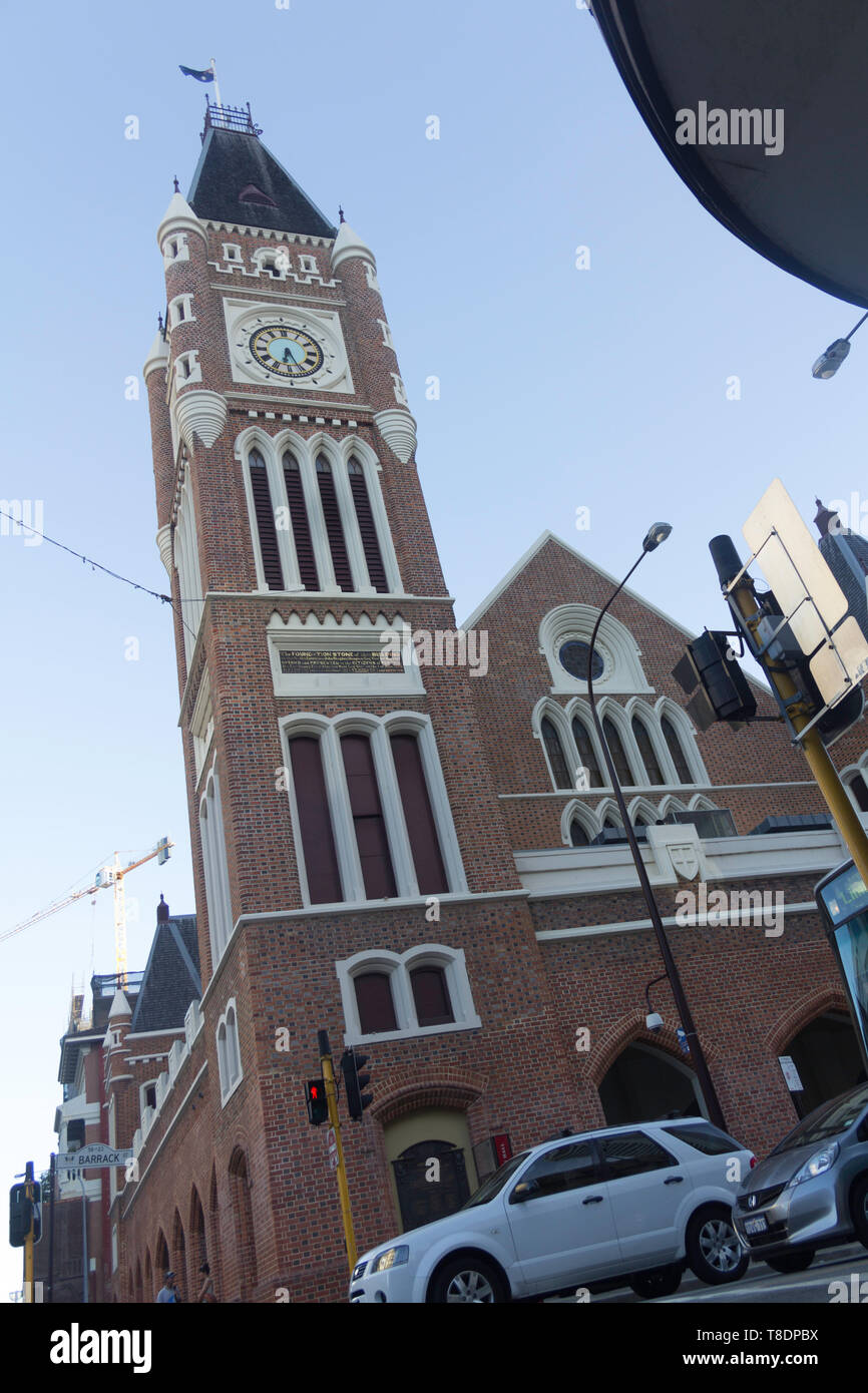Perth, Western Australia, Australia -17/01/2013 : Perth Town Hall, Hay ...