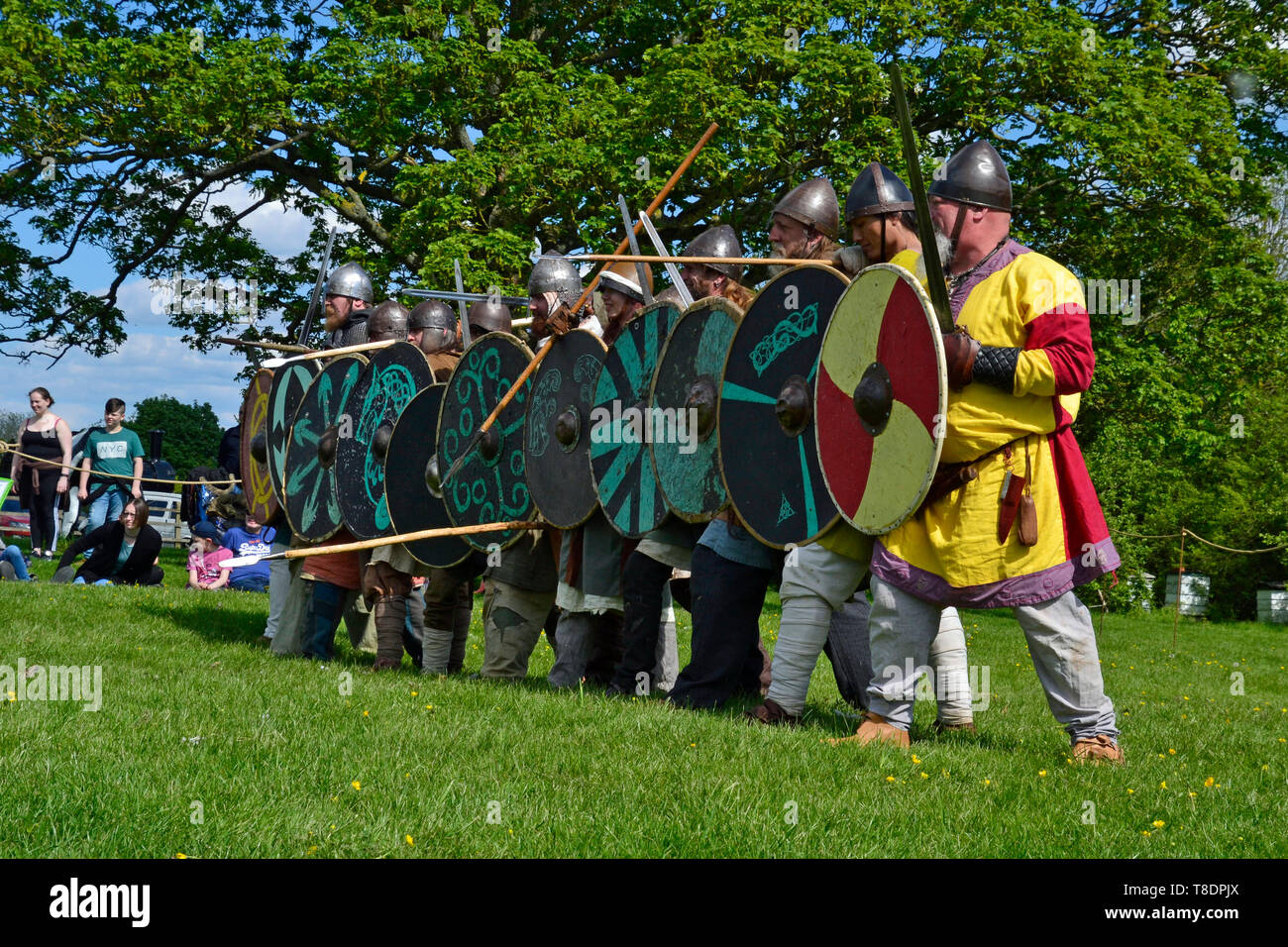 Viking Battle Reenactment at Milton Keynes Museum History Festival 2019 ...