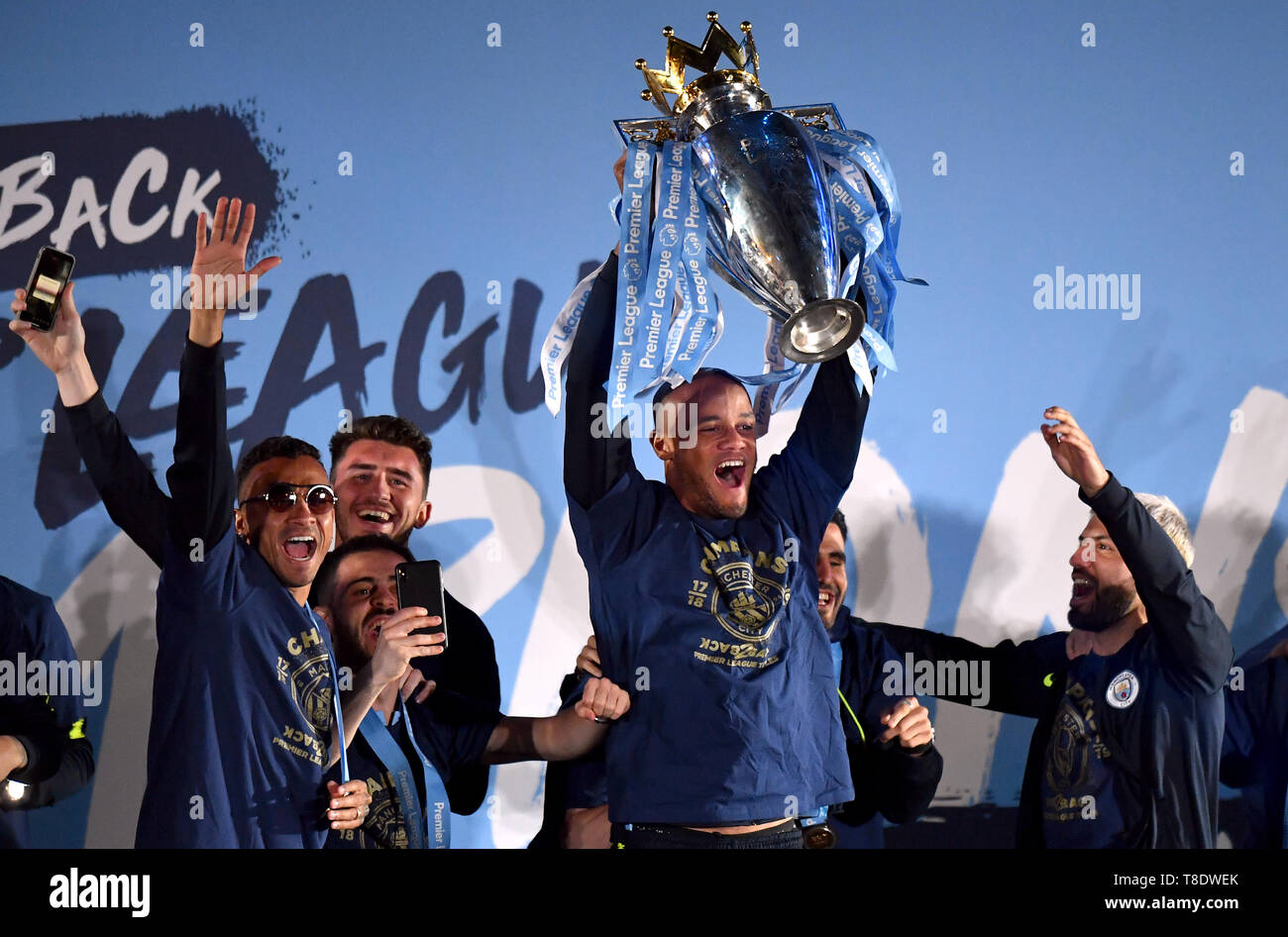 Celebrations etihad stadium hi-res stock photography and images - Alamy