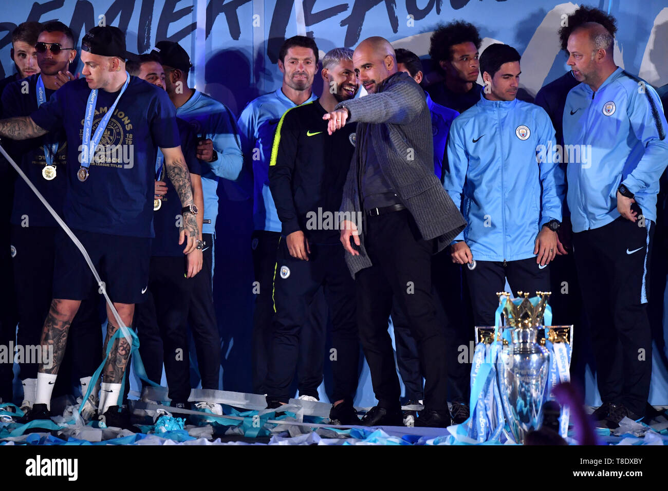 Pep guardiola champions league trophy hi-res stock photography and ...