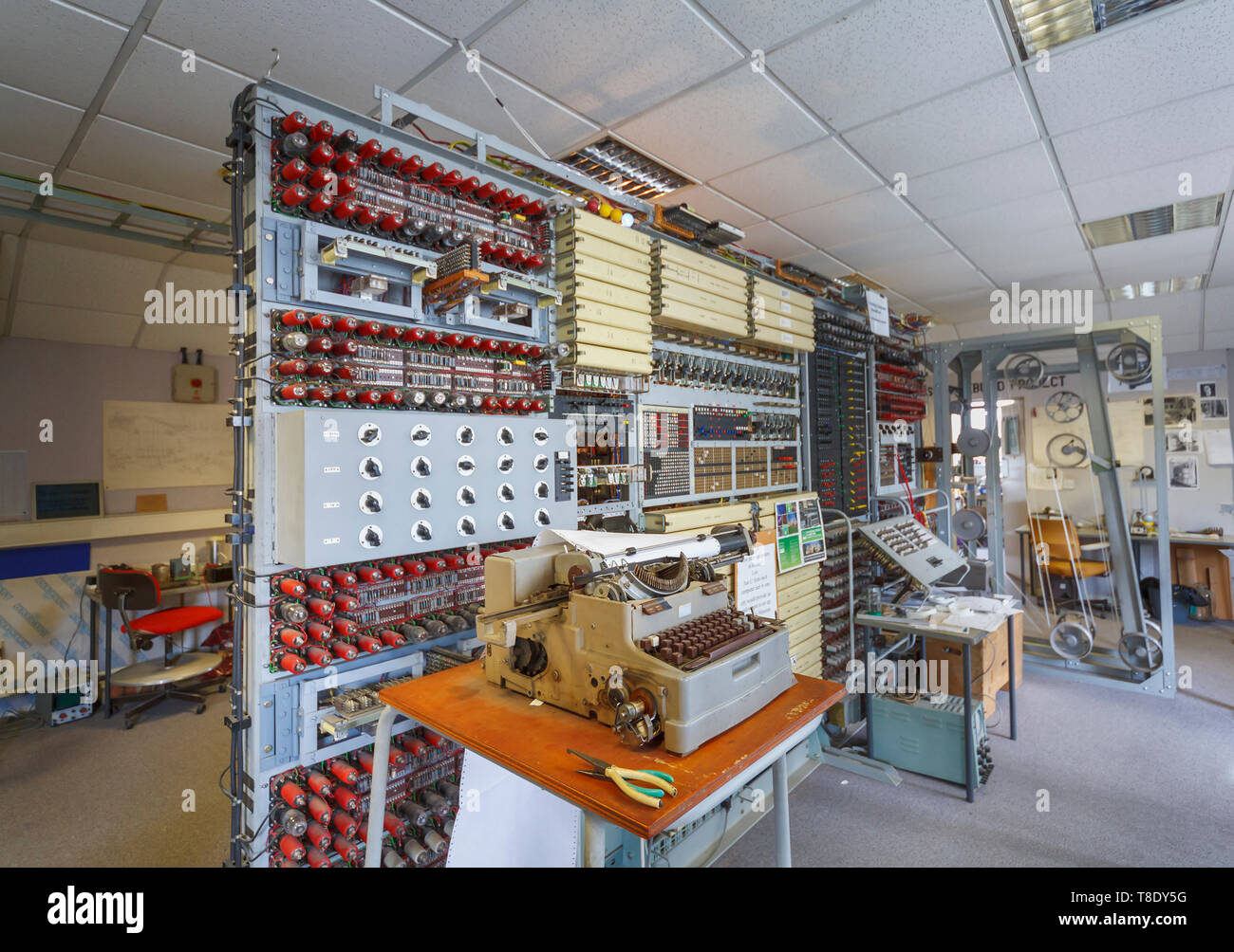Reconstruction of Colossus at Bletchley Park, once the top-secret home ...