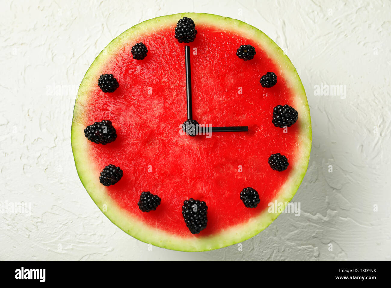 Watermelon clock hi-res stock photography and images - Alamy