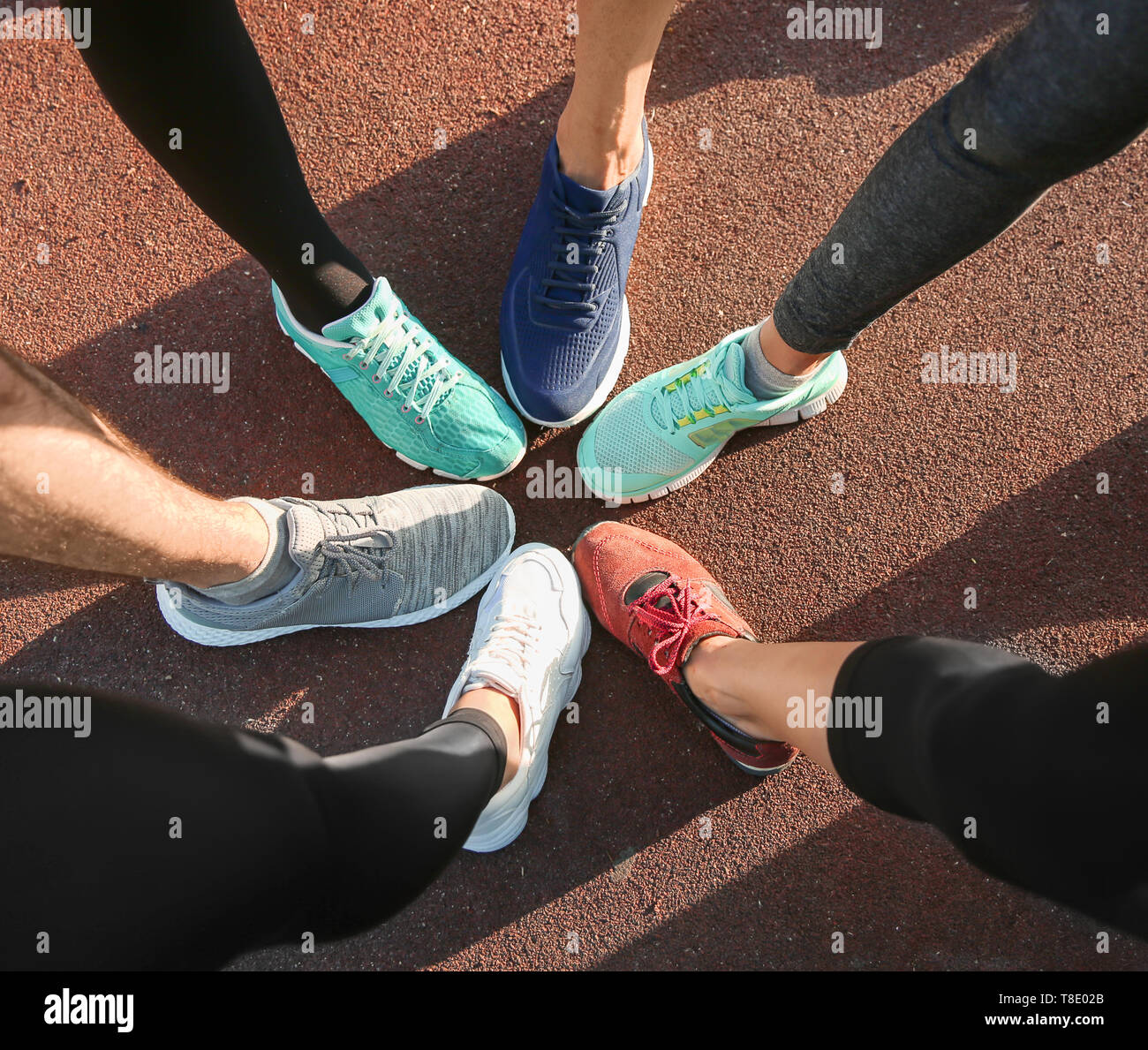 Feet together in circle hi-res stock photography and images - Alamy