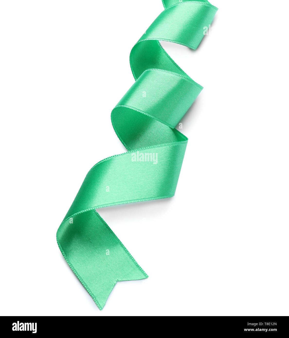 Wavy green fabric Cut Out Stock Images & Pictures - Alamy