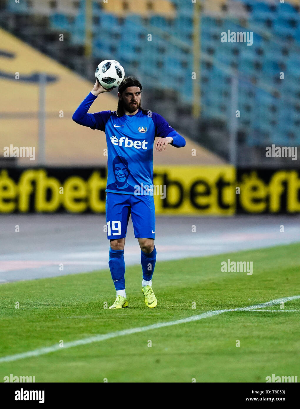 Sofia, Bulgaria. 12th May, 2019. Milos Cvetkovic of Levski Sofia during ...