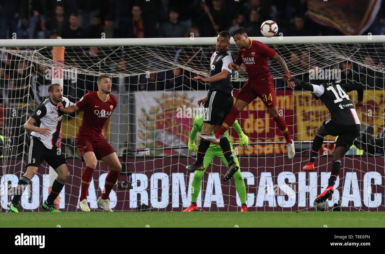 Stadio Olimpico, Rome, Italy. 12th May, 2019. Serie A Football, Roma ...