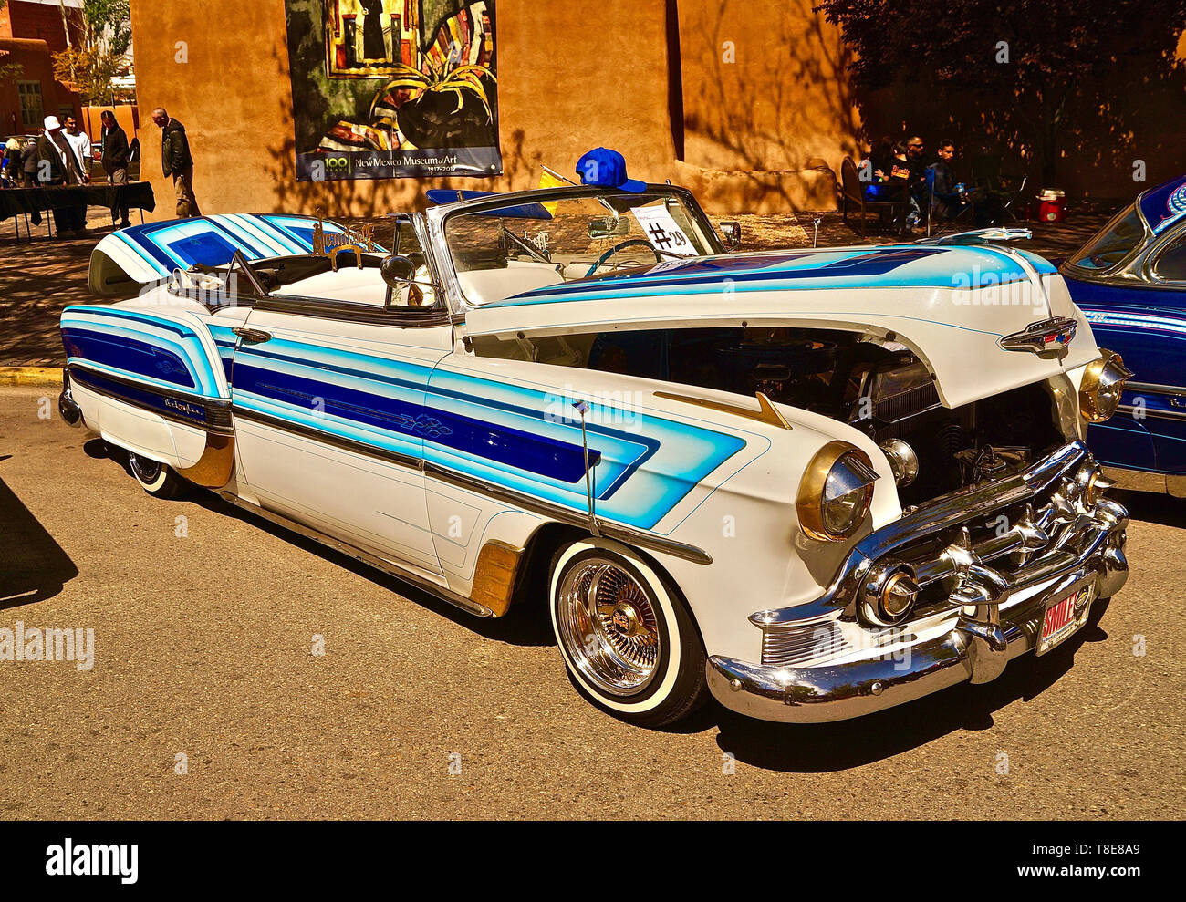 Santa Fe, USA. 12th May, 2019. A lowrider is on display at the Lowrider ...