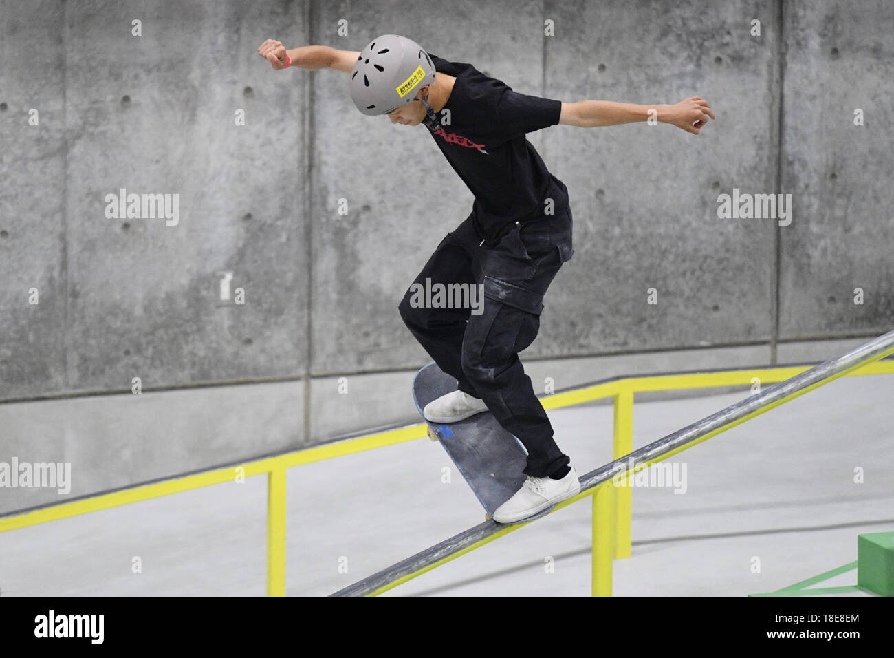 Murakami city Skate Park, Niigata, Japan. 12th May, 2019. Sora Shirai ...