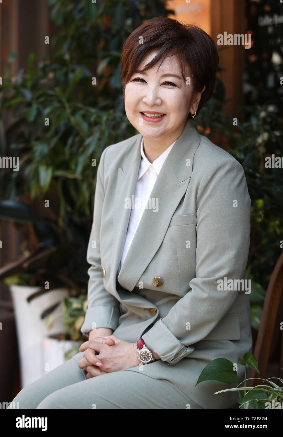 13th May, 2019. Singer Kye Eun-sook makes comeback South Korean singer ...