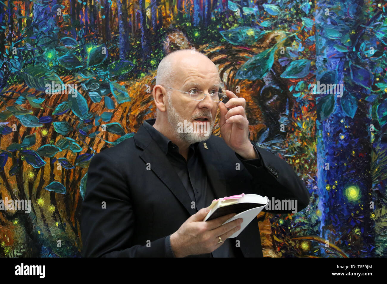 New York City, New York, USA. 12th May, 2019. English philosopher SIMON CRITCHLEY gives a talk ...