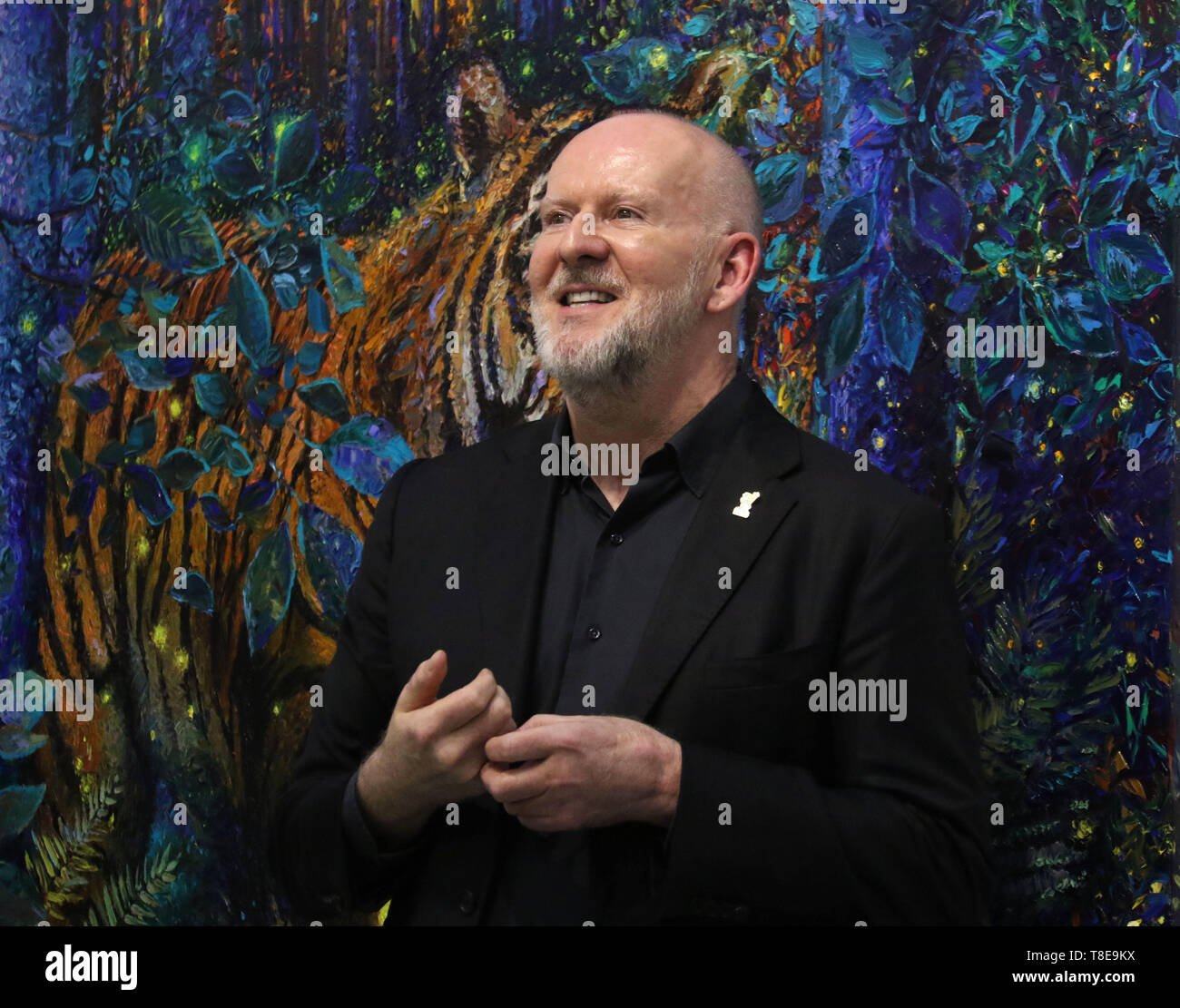 New York City, New York, USA. 12th May, 2019. English philosopher SIMON CRITCHLEY gives a talk ...