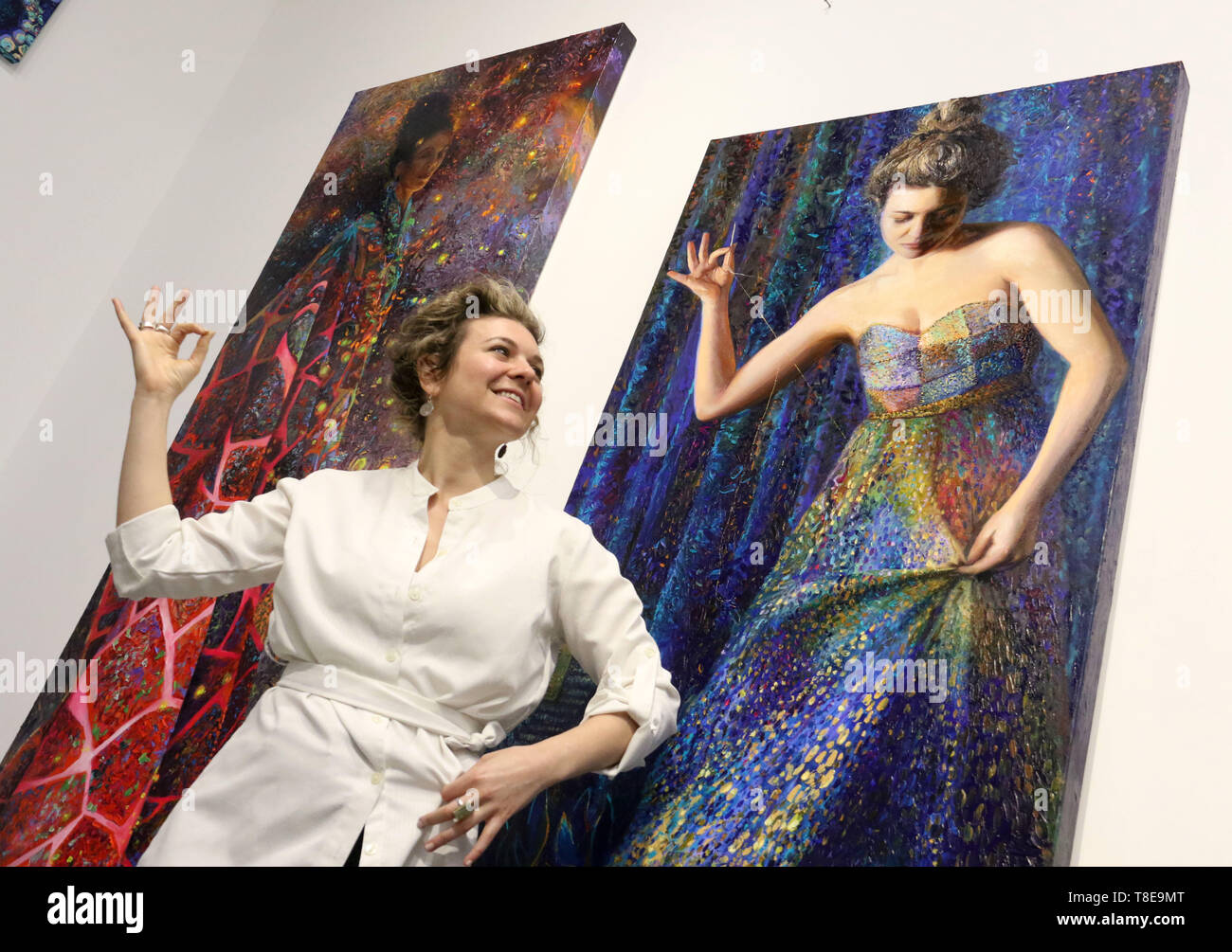 New York City, New York, USA. 12th May, 2019. Artist IRIS SCOTT, the ...