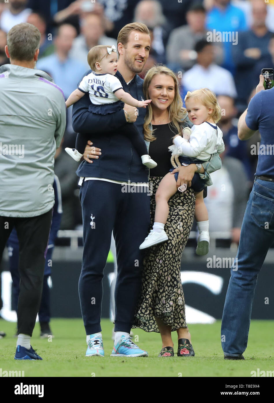 London, UK. 12th May, 2019. Harry Kane (TH) and his partner Katie ...