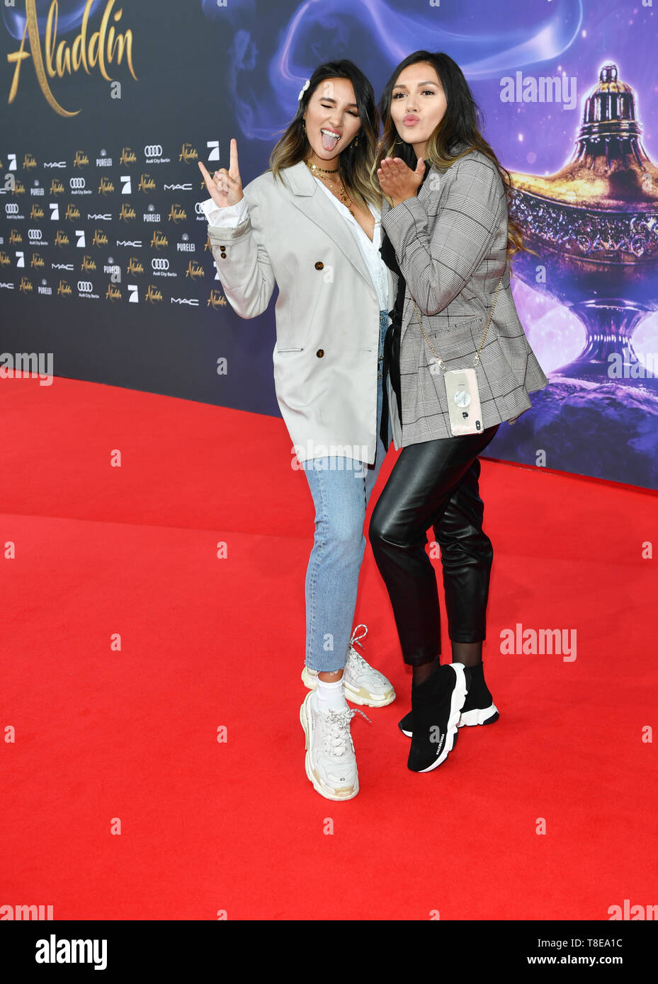 Berlin, Germany. 11th May, 2019. Anna Maria Damm and her sister ...