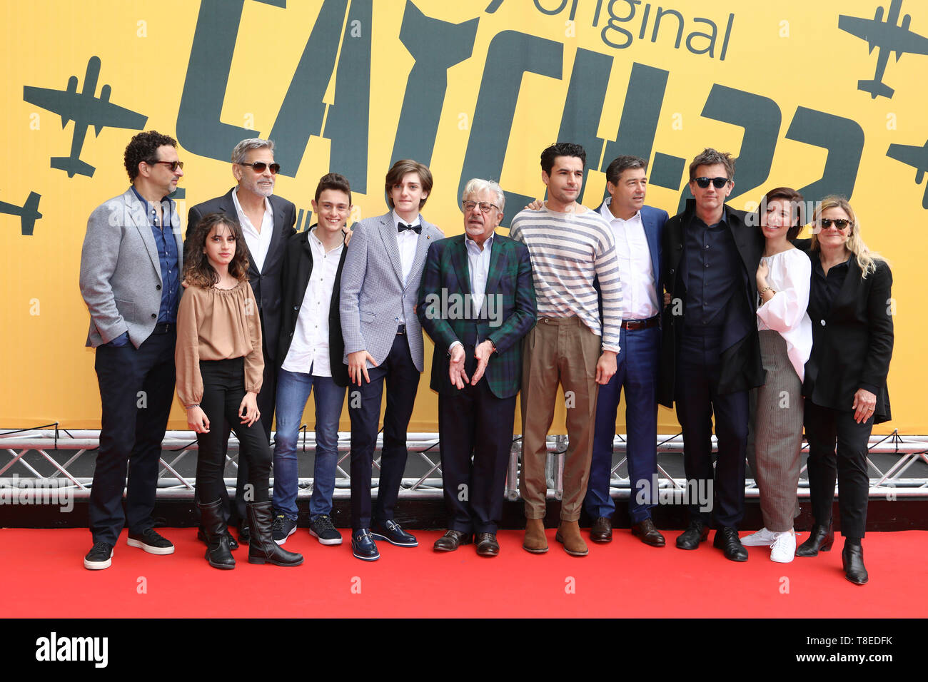 Rome, Italy. 13th May, 2019. Rome, photocall TV series "Catch-22". In ...
