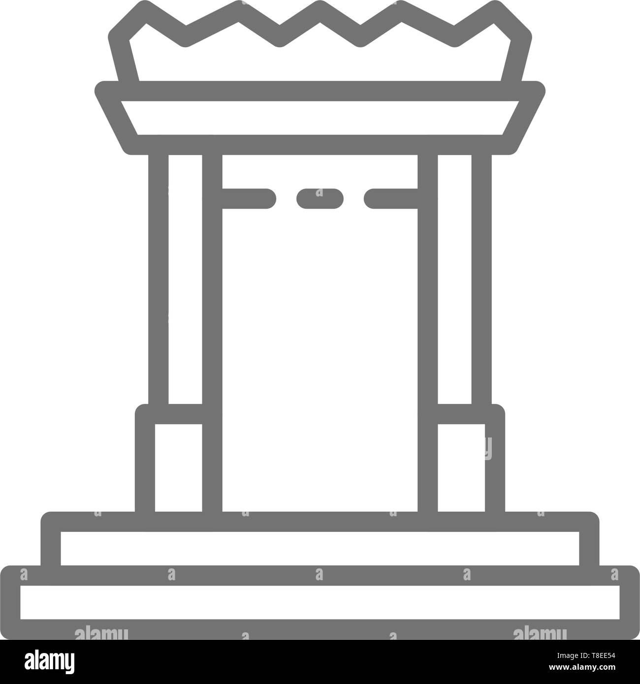 Chinatown Gate Vector High Resolution Stock Photography and Images - Alamy