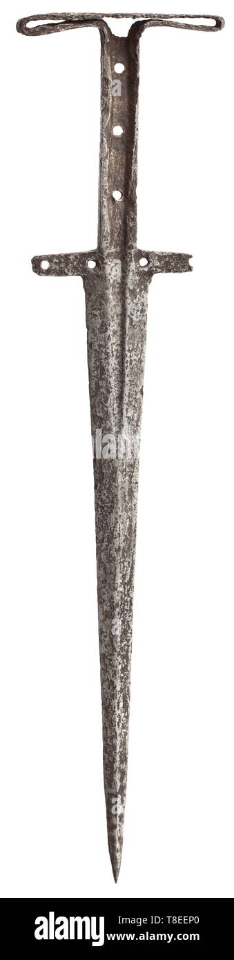 A Medieval basilard circa 1350-1400. In excavated condition, made in ...