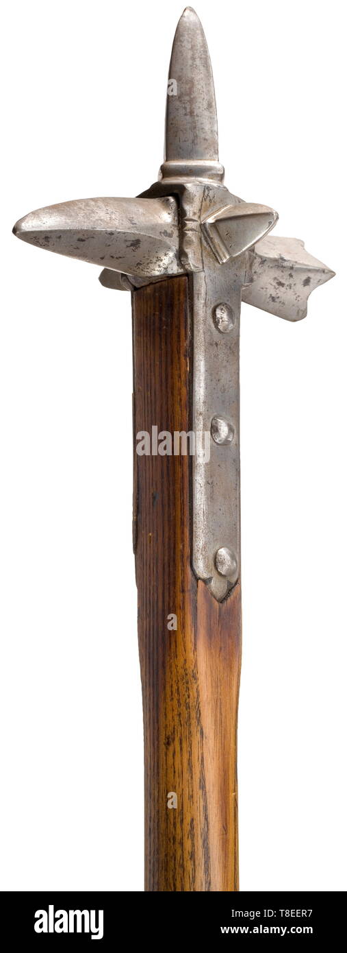 A German horseman's hammer circa 1500-1530. The head of robust ...